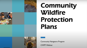 Community Wildfire Protection Plan Portal and Data Library - Fire ...